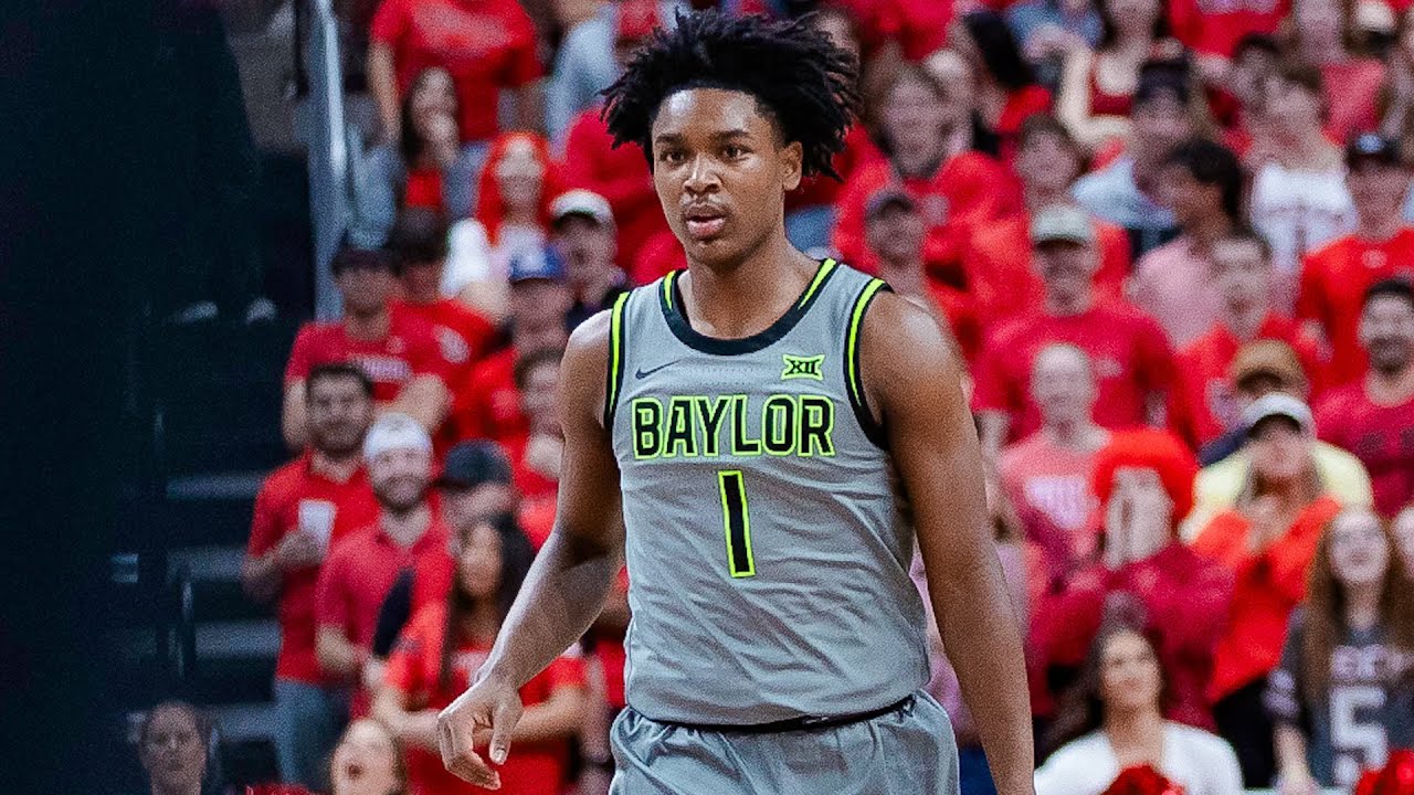 Baylor Basketball (M): Robert Wright III Highlights at Texas Tech ...
