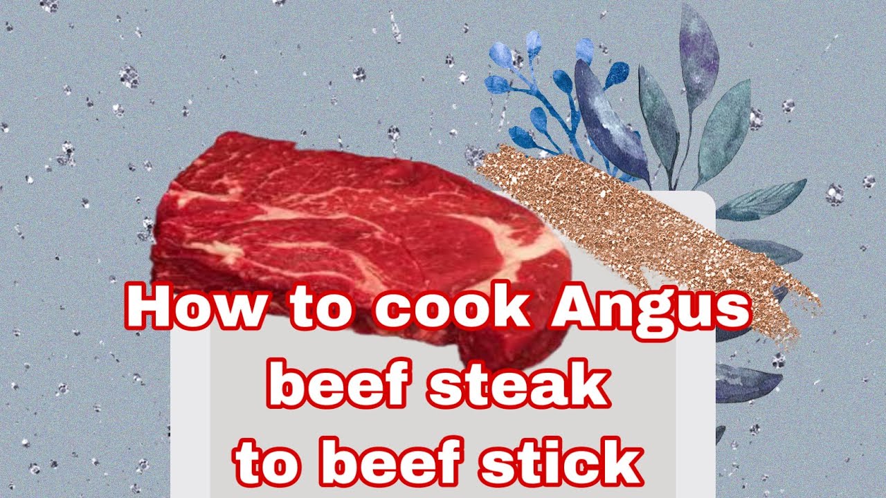 How to cook angus beef steak,to beef stick/Yatz Vlog - YouTube