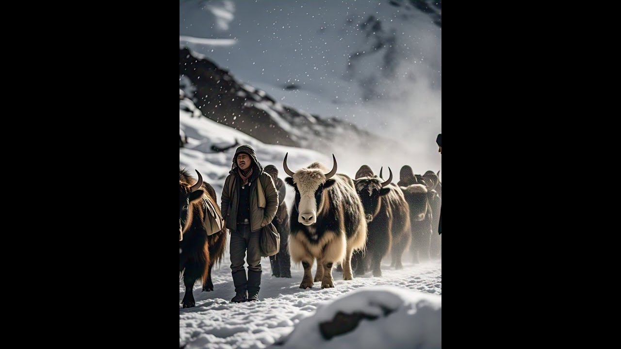 Himalayan Village Life | The Yak Farm | Ladakh | Zanskar | Real ...