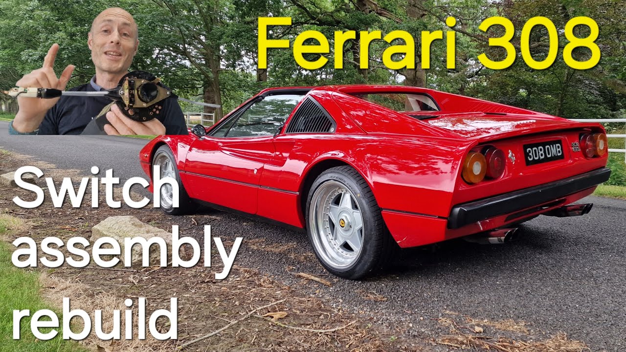 Pt 13. Ferrari 308 rebuilding the steering column switch assembly ...