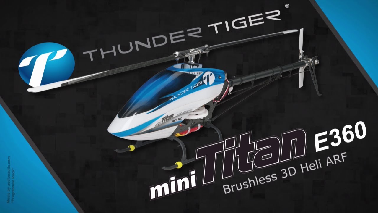 Spotlight: Thunder Tiger Mini Titan E360 Brushless 3D ARF - YouTube