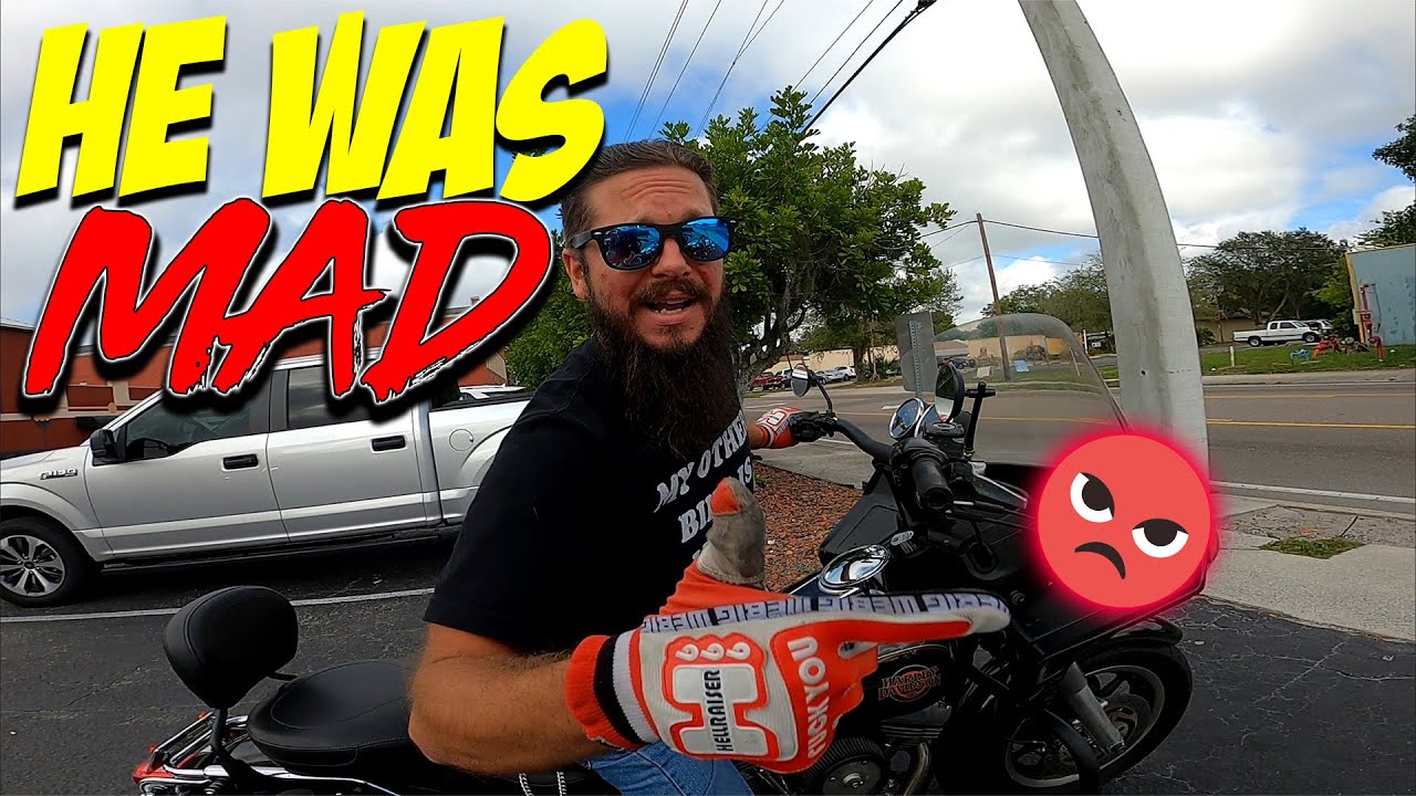 Harley Davidson riders are the WORST | This biker was MAD! - YouTube
