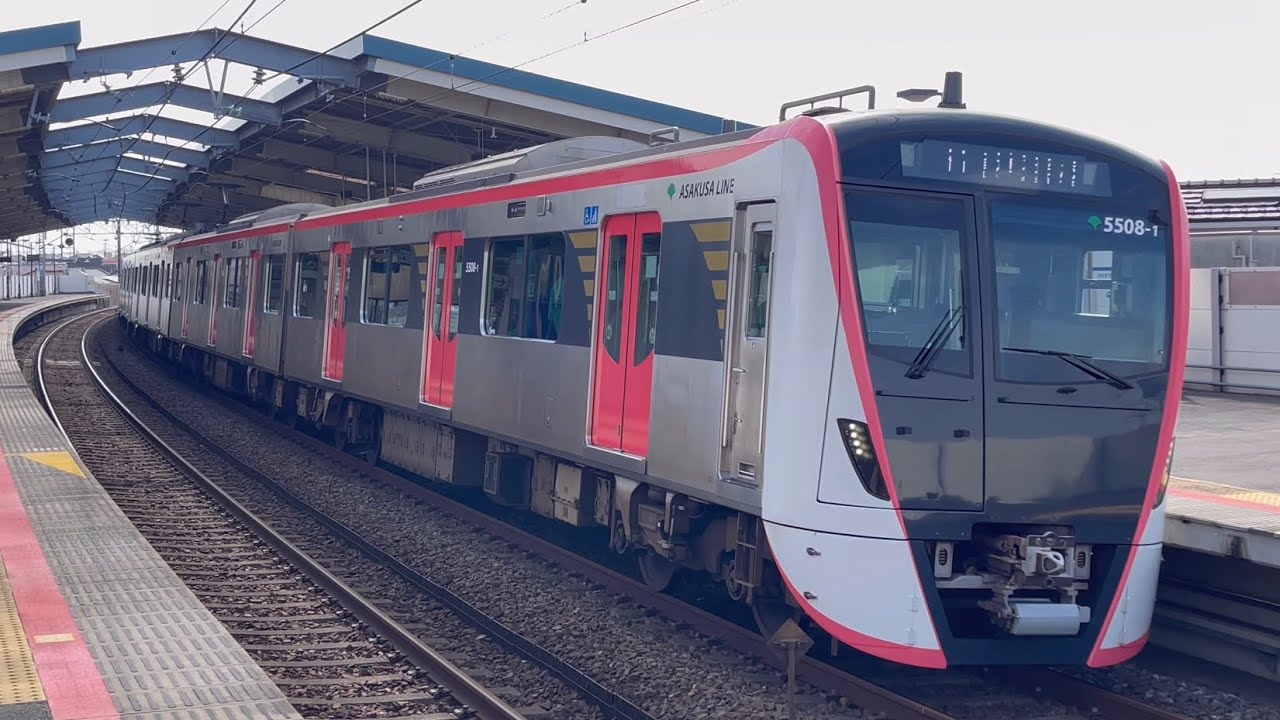 北総線 都営5500形 車内走行動画 松飛台→東松戸/Hokuso line Toei5500series incar running ...