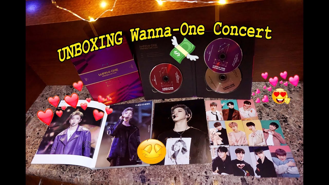 Unboxing Wannaone Premier Fan Con Youtube