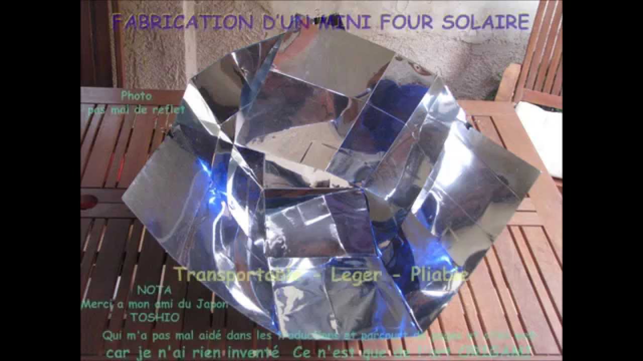 FABRICATION D'UN MINI FOUR SOLAIRE - YouTube