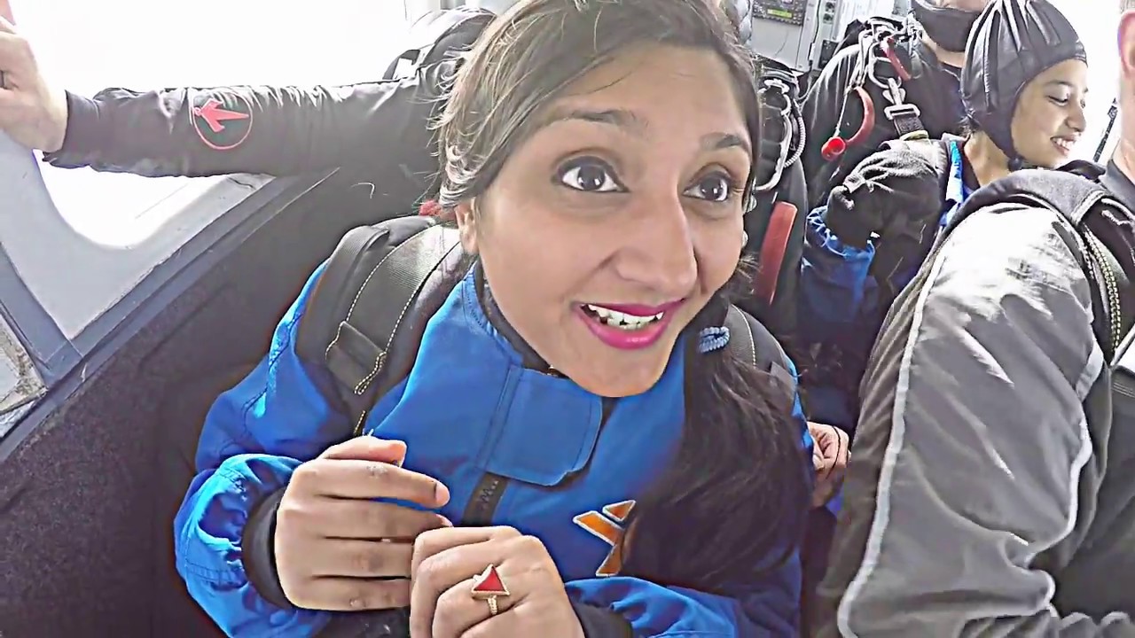 Shreyashi Saha Skydiving - YouTube