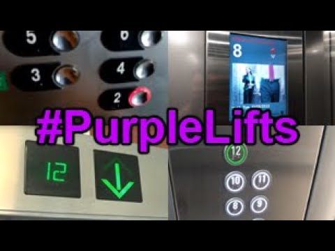 The NEW #PurpleLifts | 2022 Schindler 7000 Traction Lifts | Wellington ...