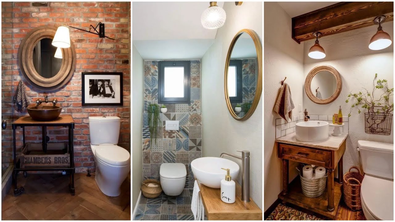 LAVABO RUSTICO : 15 Ideias Geniais e Moderna Decoração de Banheiros ...