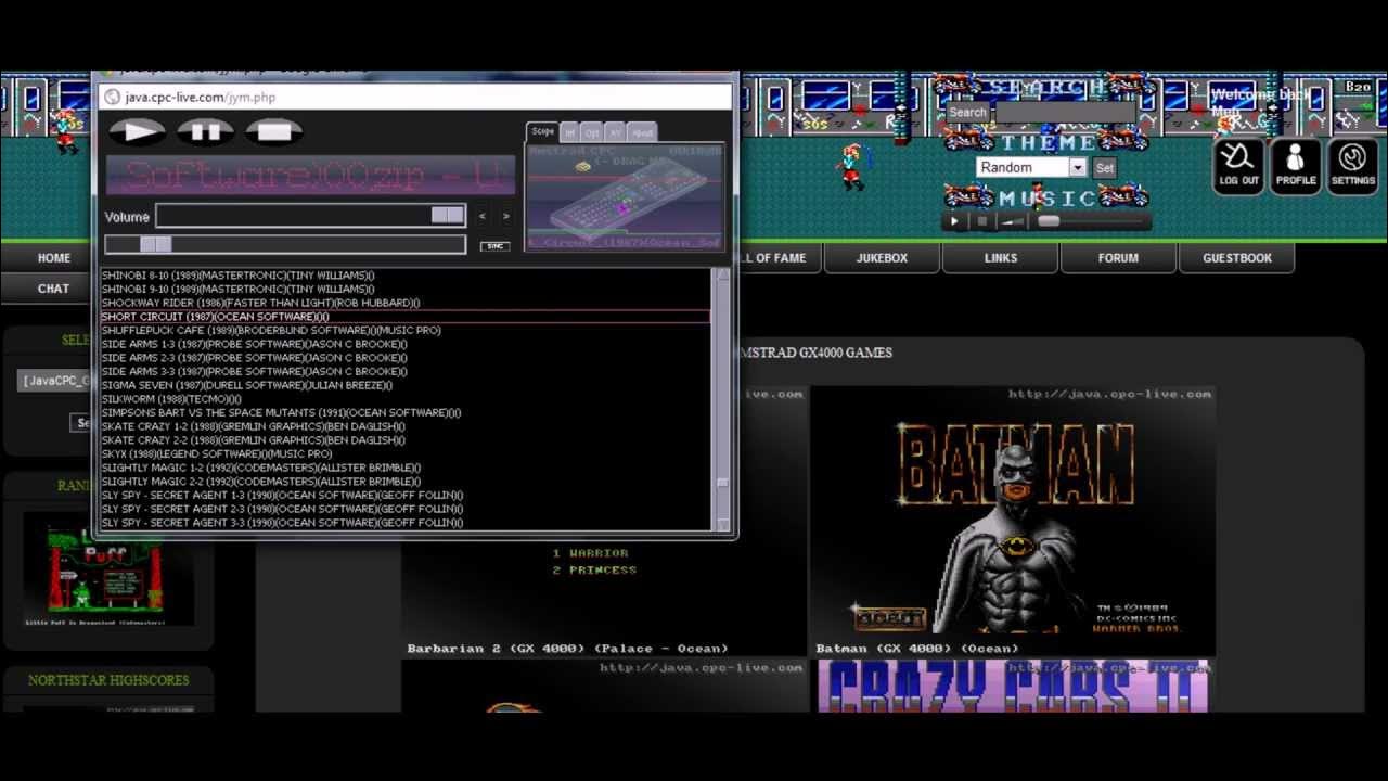 Especial Java CPC: Emulador Online Amstrad CPC/GX4000 + Thunder Blade ...
