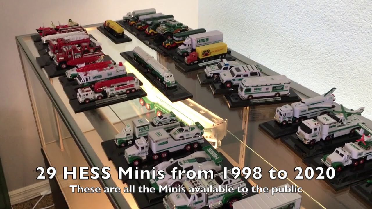 Mini Hess Toy Truck Display: Some Suggestions - YouTube