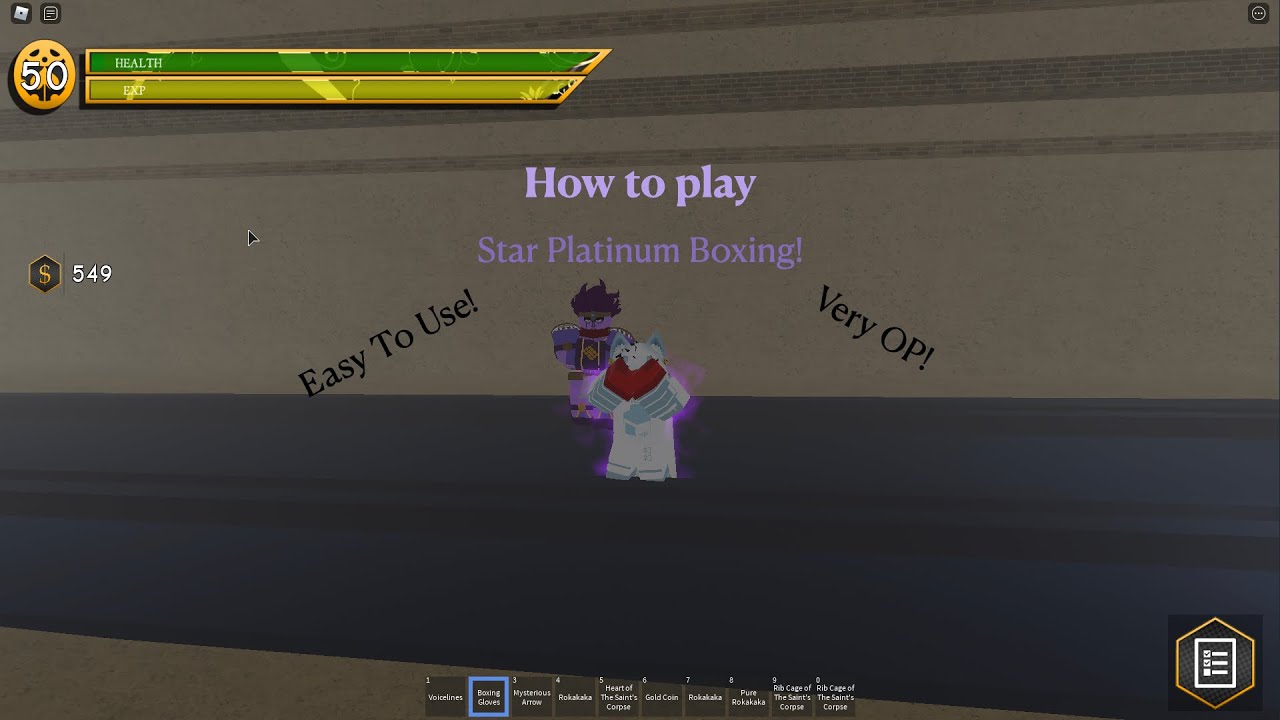 (YBA) How to play Star Platinum Boxing! - YouTube