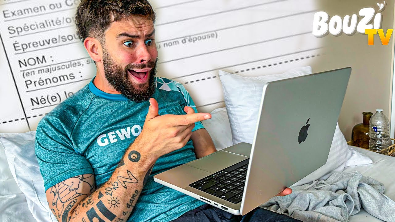 JE REAGIS AU RESULTAT DU BAC DE MON FRERE ! - YouTube