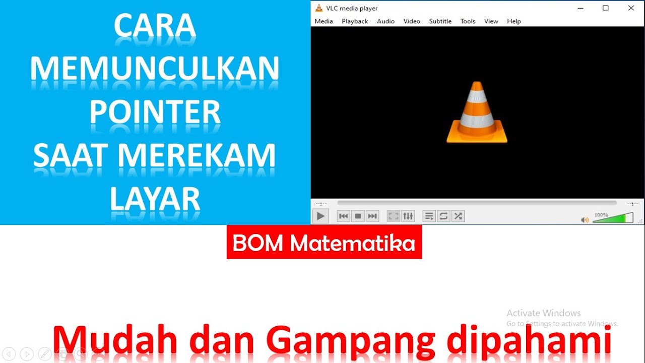 Memunculkan pointer saat merekam layar, Memunculkan kursor pada saat ...