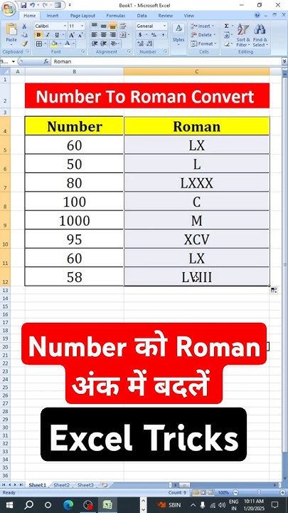 How to convert numbers to roman numerals? संख्या को रोमन अंकों में कैसे ...