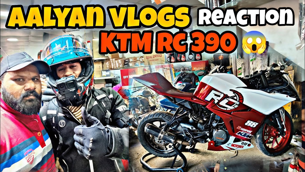 @aalyanvlogs1299 meet-up Finley KTM RC 390 wrapping ho gai🔥| Best ...
