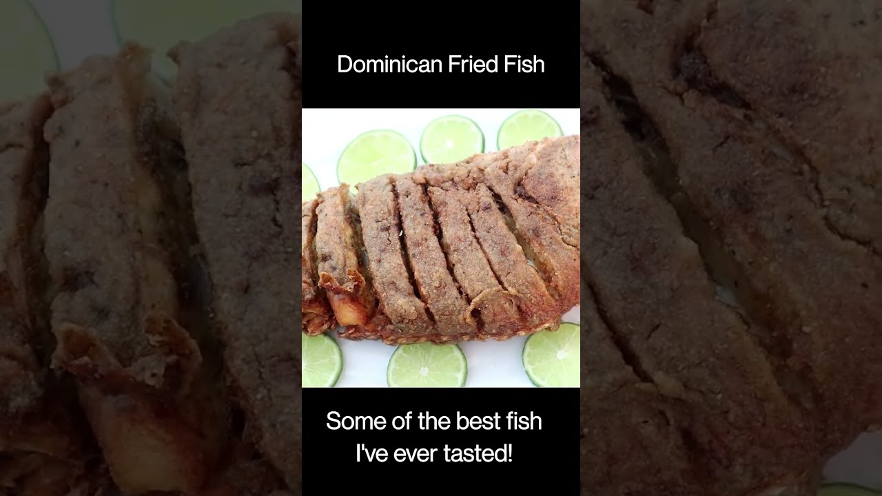 Dominican Fried Red Snapper (Chillo) #shorts - YouTube