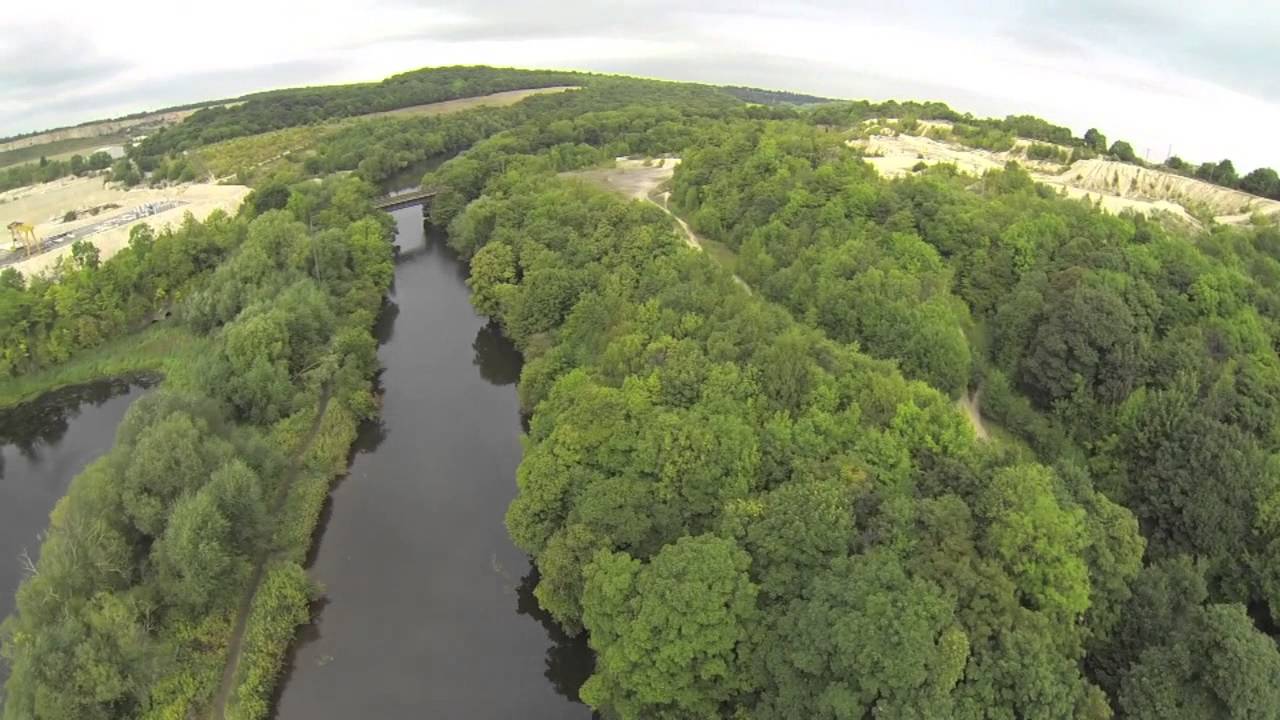 TBS Discovery Quadcopter - Following DJI F450 to the viaduct and flying ...