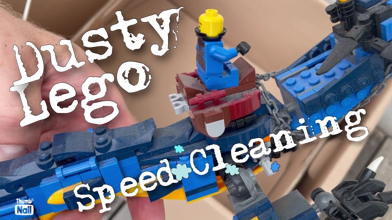 How to dust off and clean Lego models - YouTube