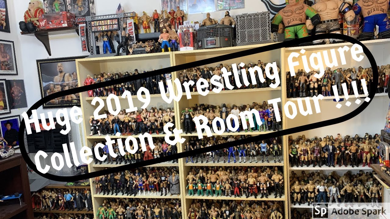 Wrestling Figure Collection & Room Tour - YouTube