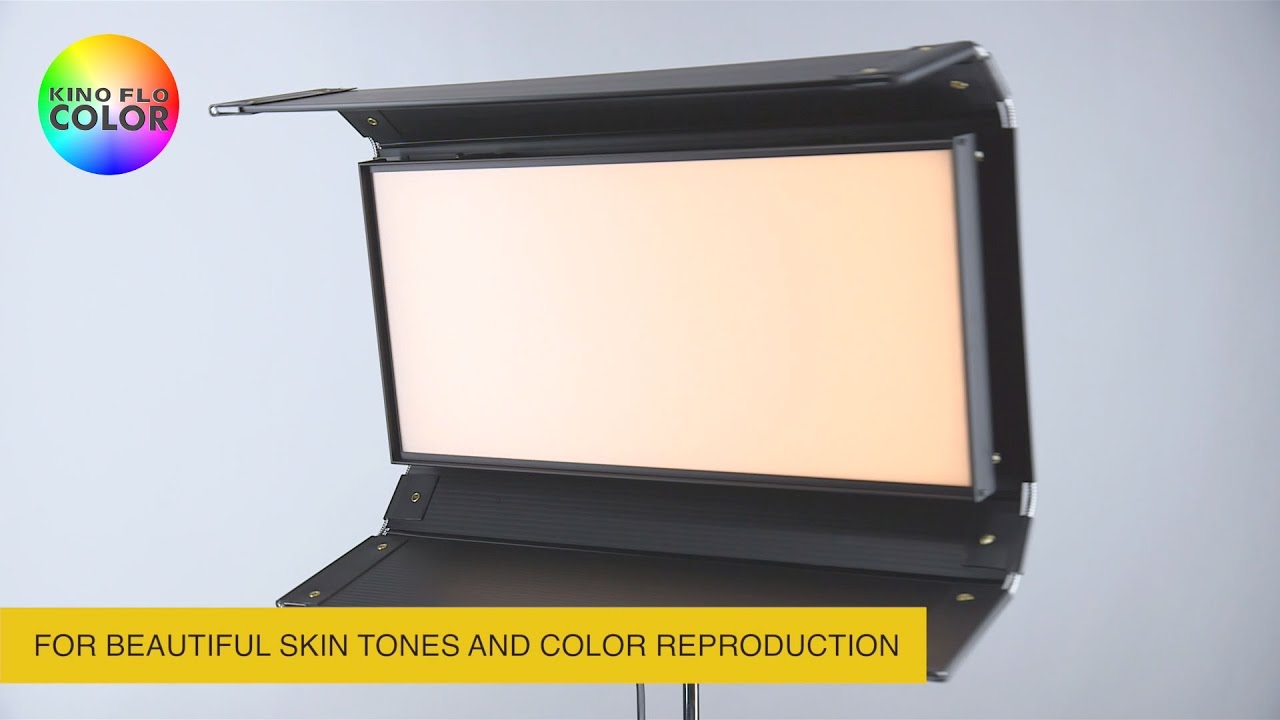 Kino Flo Diva Lite LED with colour gel presets - YouTube