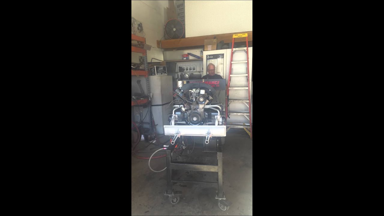 VW 1200cc 40 hp engine. 35hp on the dyno. - YouTube