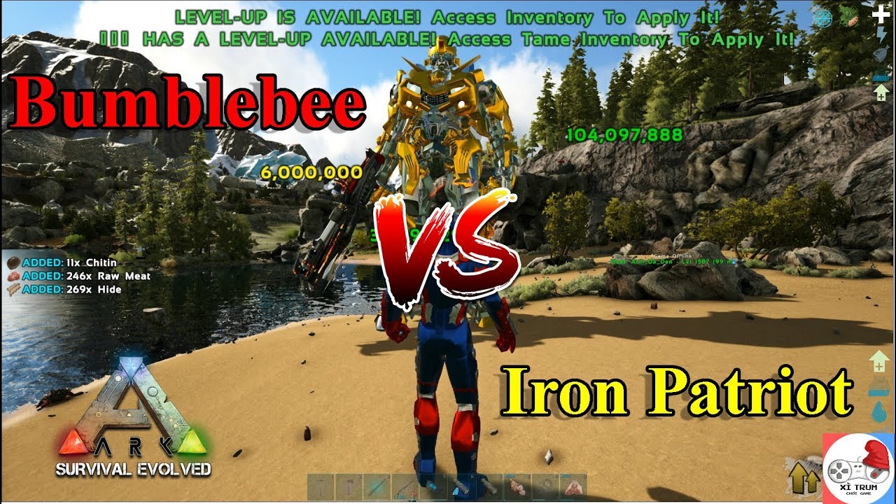ARK: Survival Evolved #23 - Iron Patriot Đại Chiến Với Siêu Người Máy ...