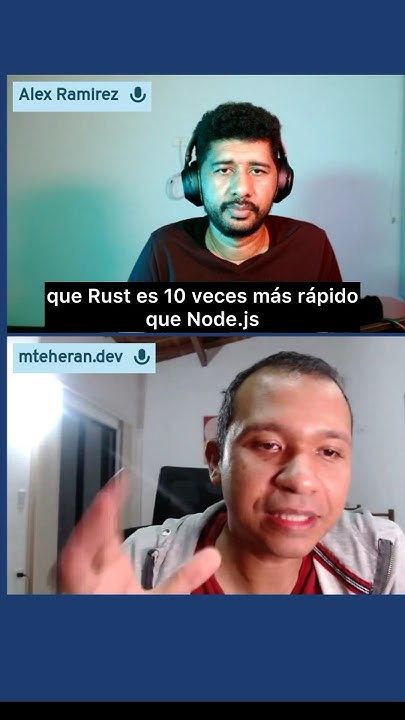 Rust vs node.js, es 10 veces más rápido rust? #rust #developer #devlife #programming # ...