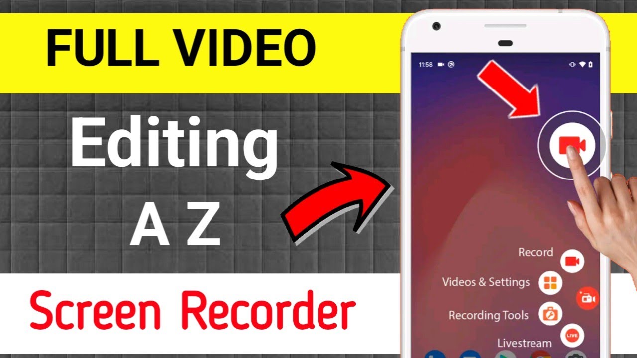 Az Screen Recorder: Advanced Editing Techniques | Az recorder me video ...