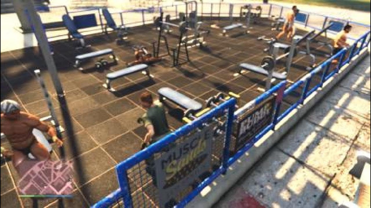 Gta 5 body builder 1 kick down - YouTube