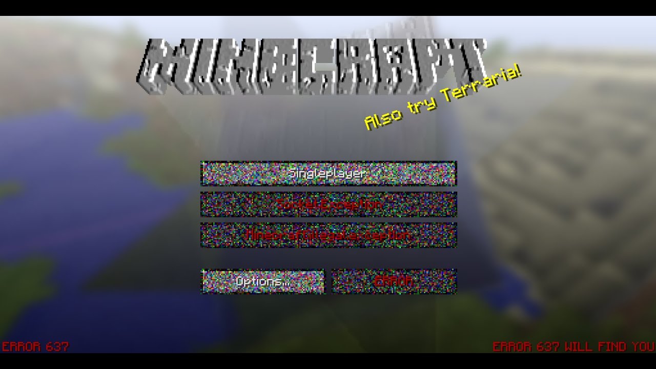 Minecraft Error 637 - YouTube