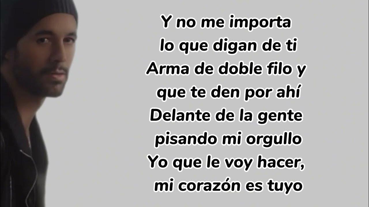 Así es la Vida - Enrique Iglesias & María Becerra (Letra) - YouTube