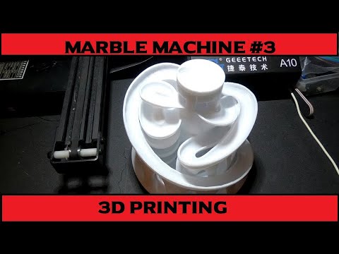 The Incredible 3D printed Marble Machine #3 - YouTube