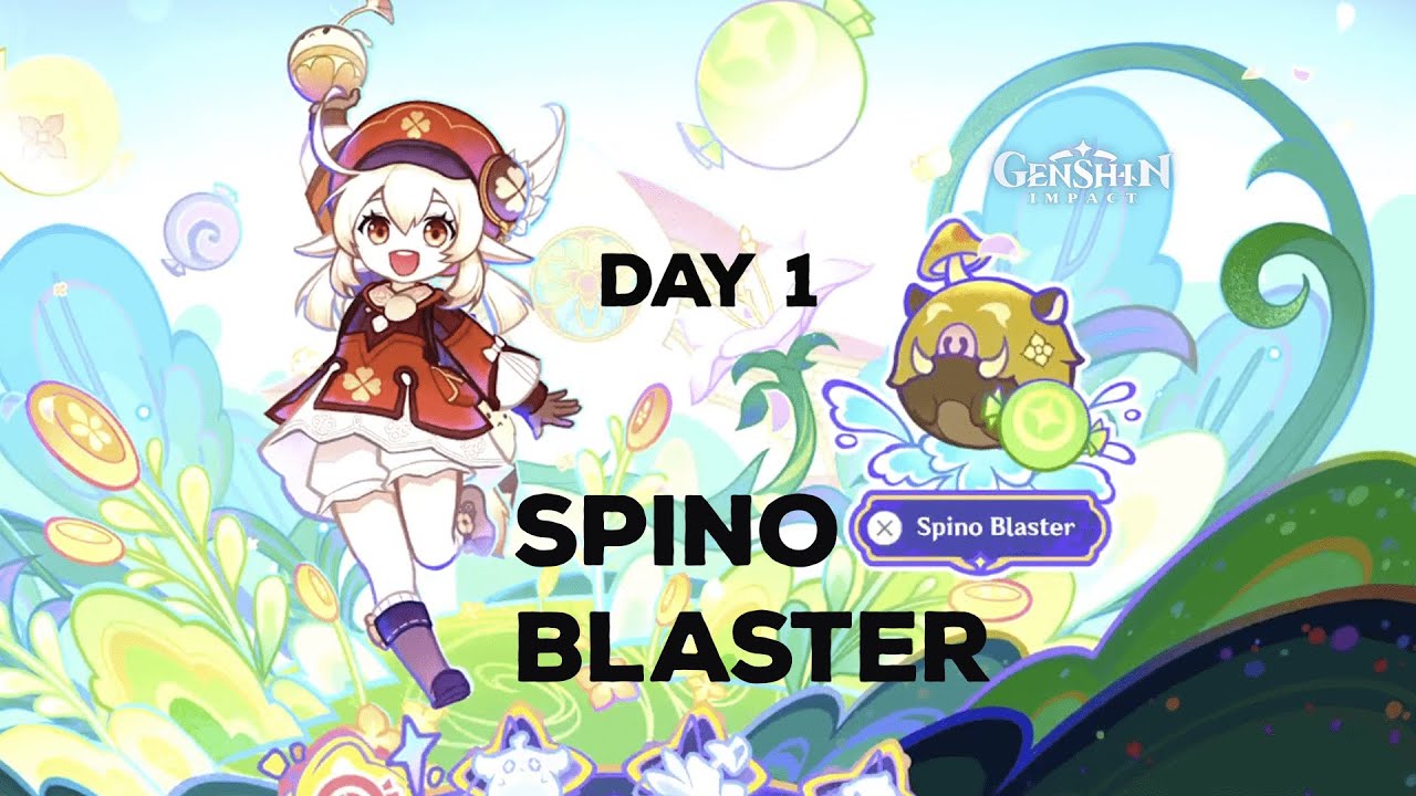 Splino Blaster Day 1 || Attractions || Genshin Impact 3.8 - YouTube