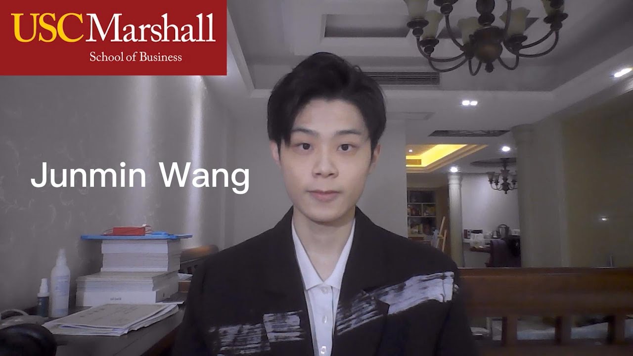 USC MS, Business Analytics Admissions Video 2022 - Junmin Wang - YouTube