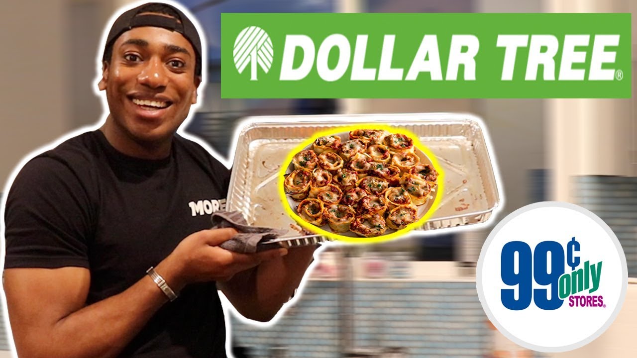 MAKING A 5 STAR MEAL USING DOLLAR STORE FOOD - CHALLENGE - YouTube