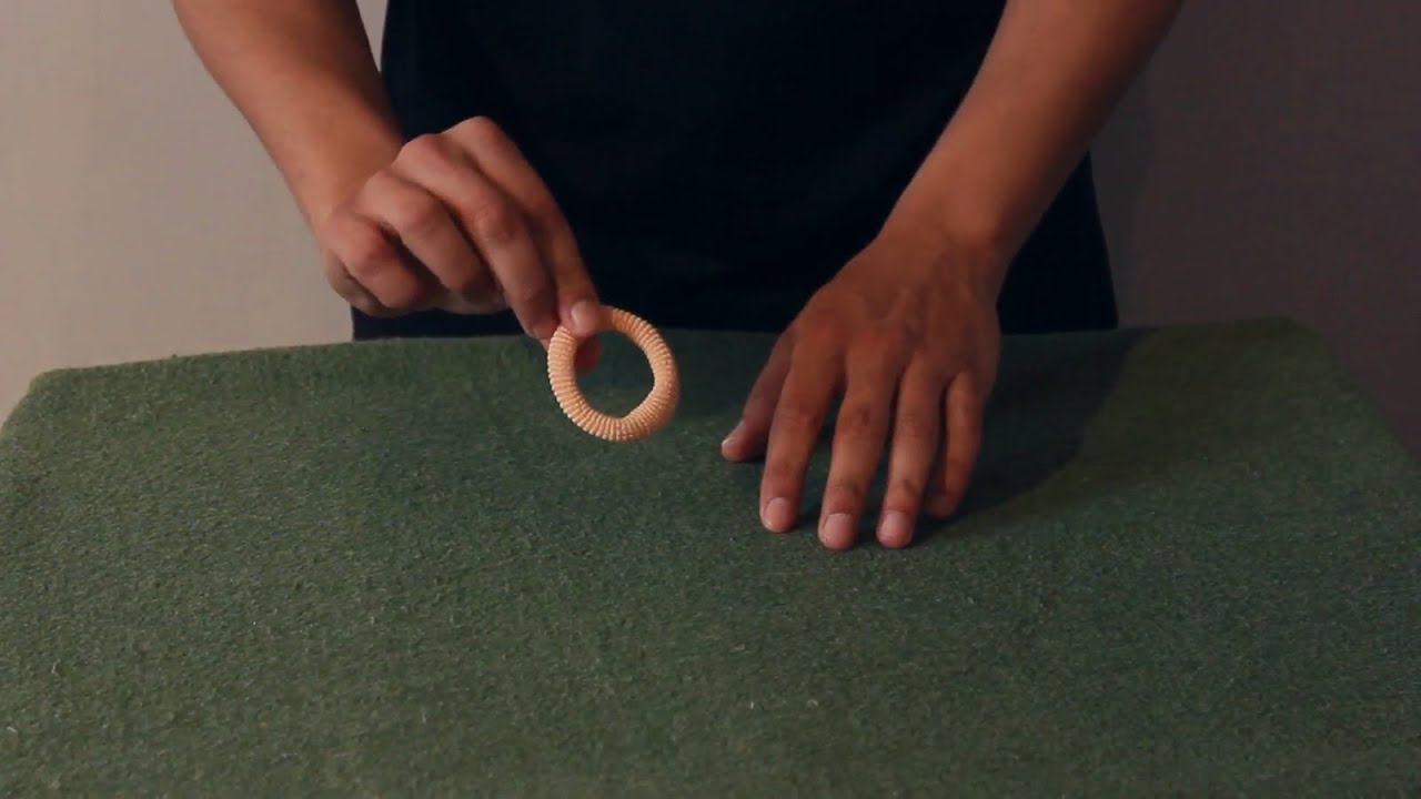 Easy Rubber Band Through Finger Tutorial! - YouTube
