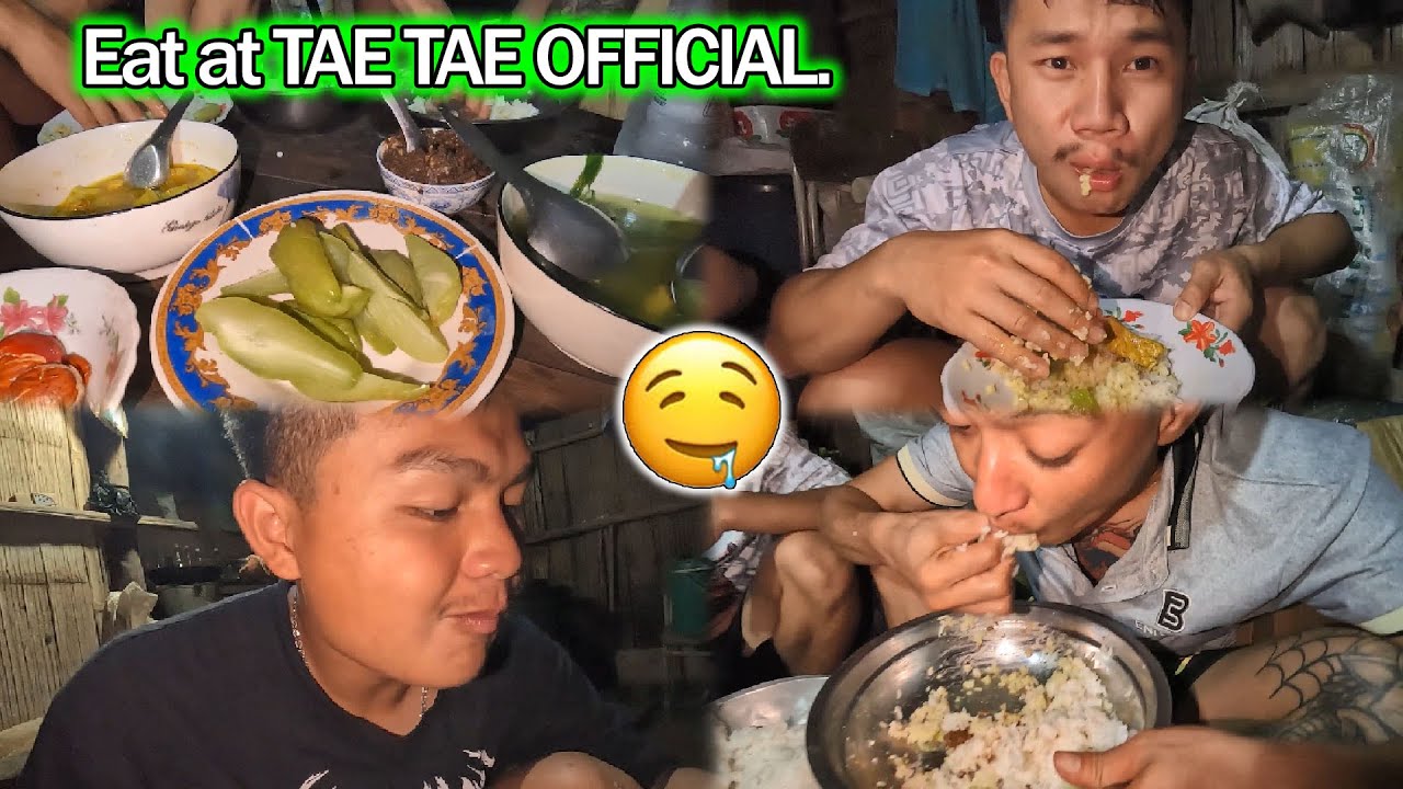 Eating at TAE TAE OFFICIAL's house for the first time.🤤🤤 - YouTube
