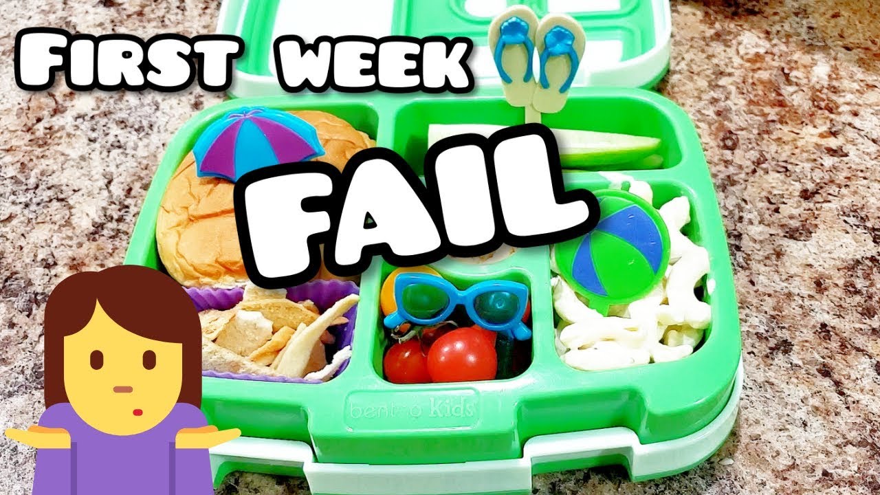Back to school lunches - Week 1 - Lunch FAIL - Bella Boo's Lunches ...