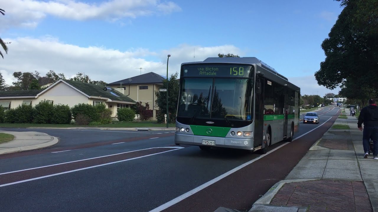Transperth Mercedes-Benz OC500LE (Volgren CR228L) TP1251 - YouTube