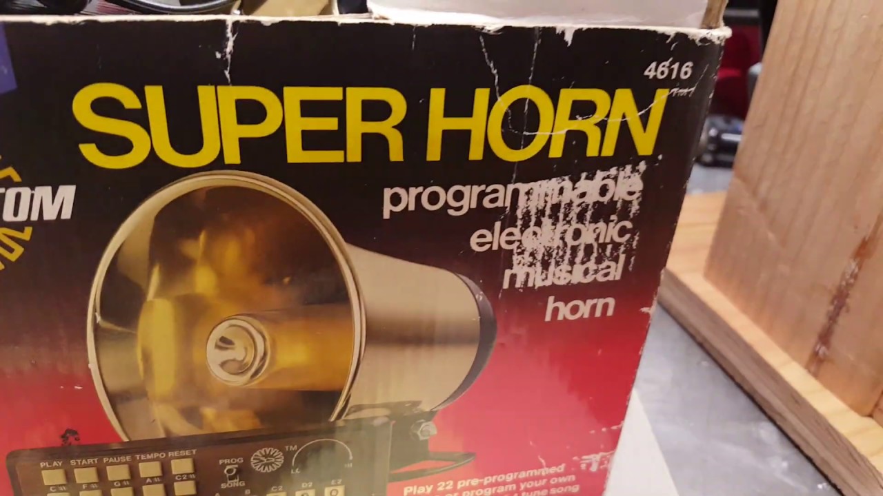 Cal Custom Super Horn (initial DIXIE test) - YouTube