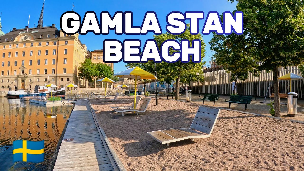 NEW Beach in Gamla Stan, STOCKHOLM - YouTube