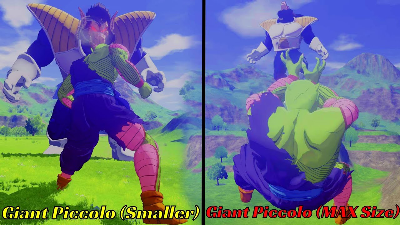 DBZ Kakarot DLC 5: Great Ape Vegeta vs Giant Piccolo Fight! - PC Mods ...