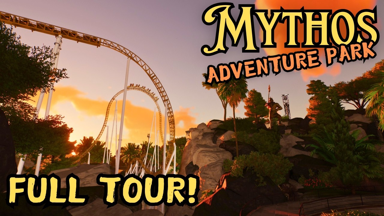 Mythos Adventure Park FULL TOUR | Stunning Planet Coaster 2 Park ...