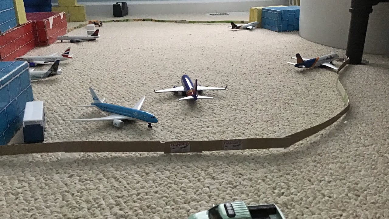 My DARON Toy Plane Model Airport! - YouTube