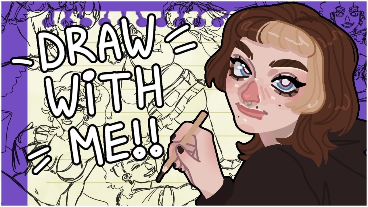 Draw With Me!! (explaining my process) - YouTube