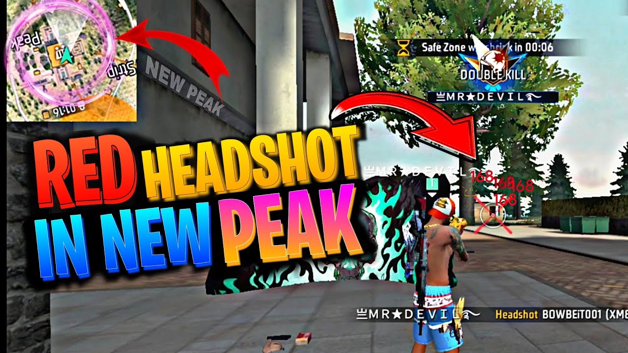 OLD RED NUMBERS IN NEW PEAK 😲 || FREEFIRE RED NUMBERS #FREEFIRE - YouTube
