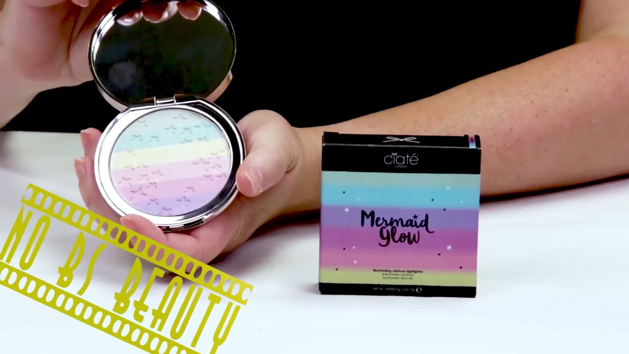 Ciate London New @ Sephora Mermaid Glow Rainbow 🌈 Highlighter Review ...