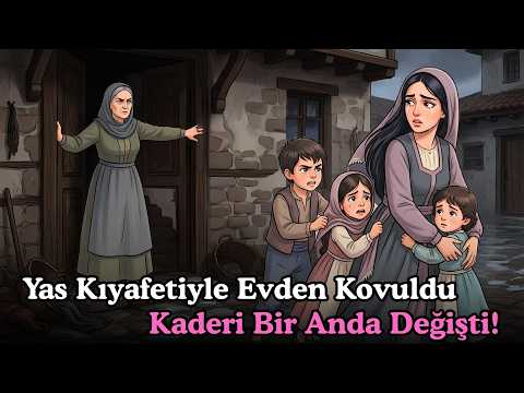 Dul Kadın Yas Kıyafetiyle Evden Kovuldu – Harabe Evde Başlayan Hayat Herkesi Şaşırttı!