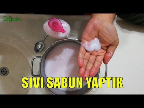 Evde Sıvı Sabun Nasıl Yapılır?| Kalıp Sabun İle Sıvı Sabun Nasıl Yapılır? | liquid soap | How is liq