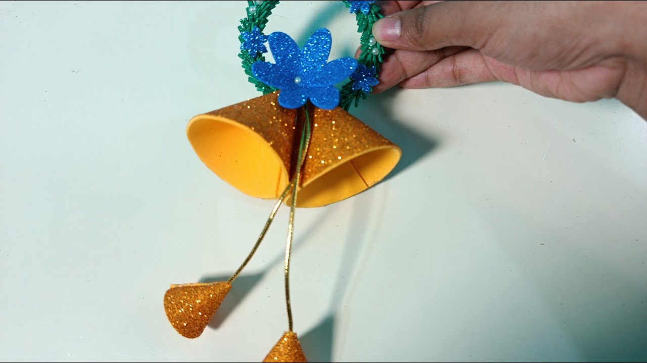 DIY | How To Make Handmade Christmas Ornament Foam Paper Christmas ...